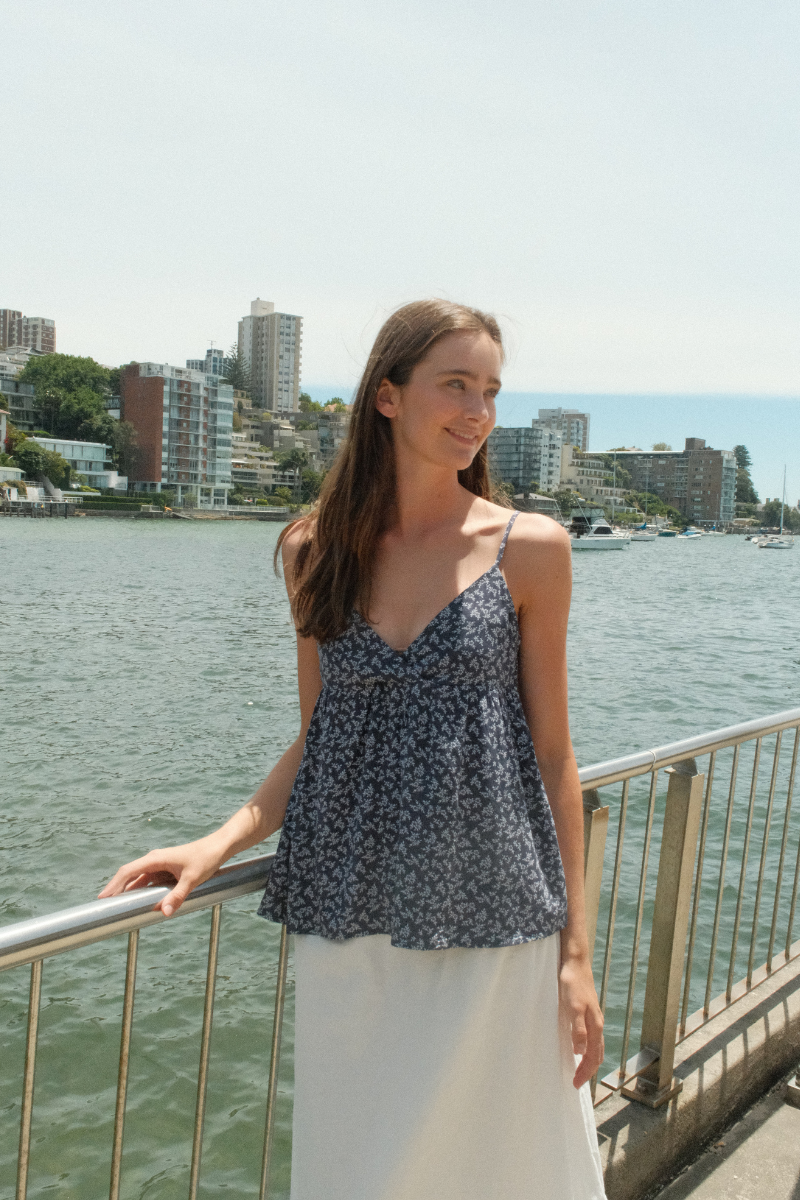 Edith Floral Tank – Brandy Melville Australia